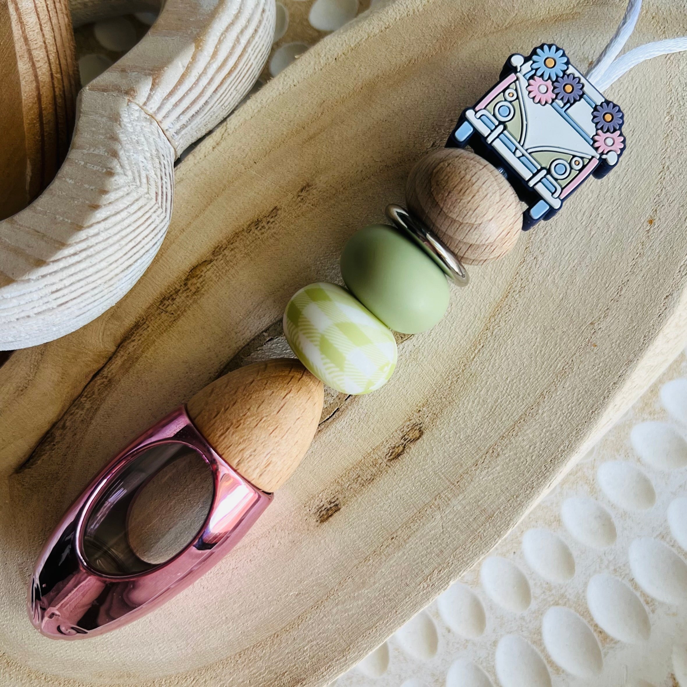 Bloomin’ Kombi Sage Check Car Diffuser – Little Scent Co.